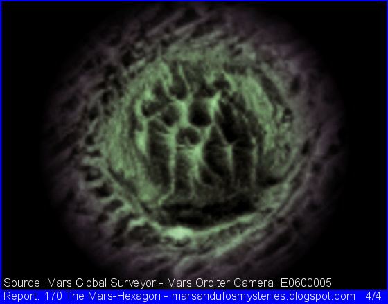Mars and UFOs Mysteries: The Mars-Hexagon