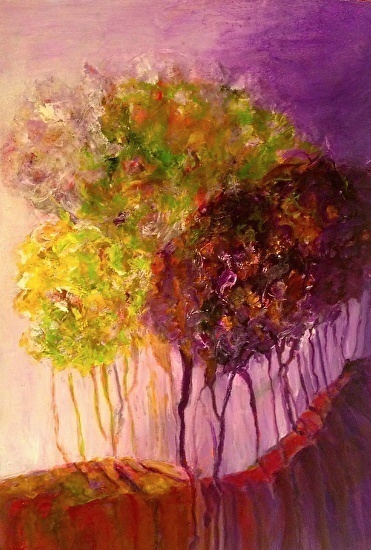 Mixed Media Artists International: Mixed Media Abstract Landscape ...