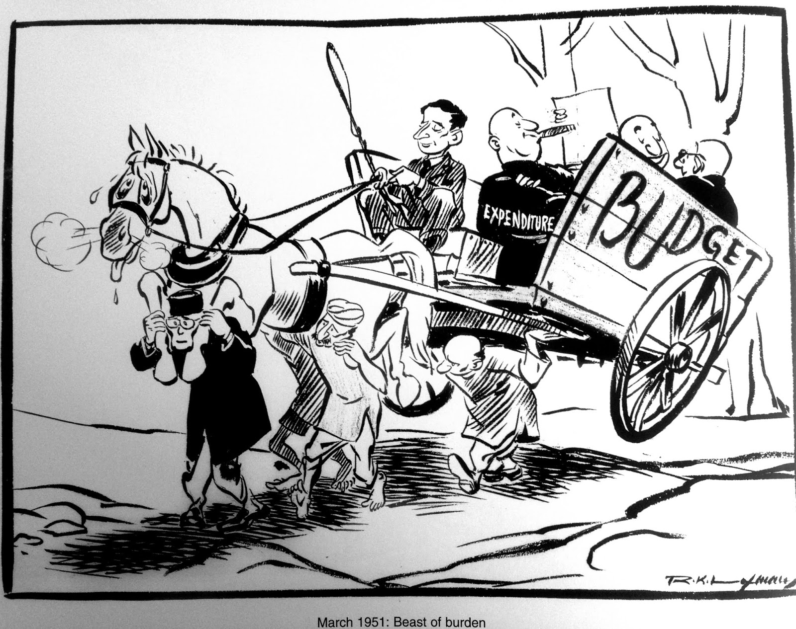 R.K. Laxman's Cartoons: Inflation / High Cost of Living - III