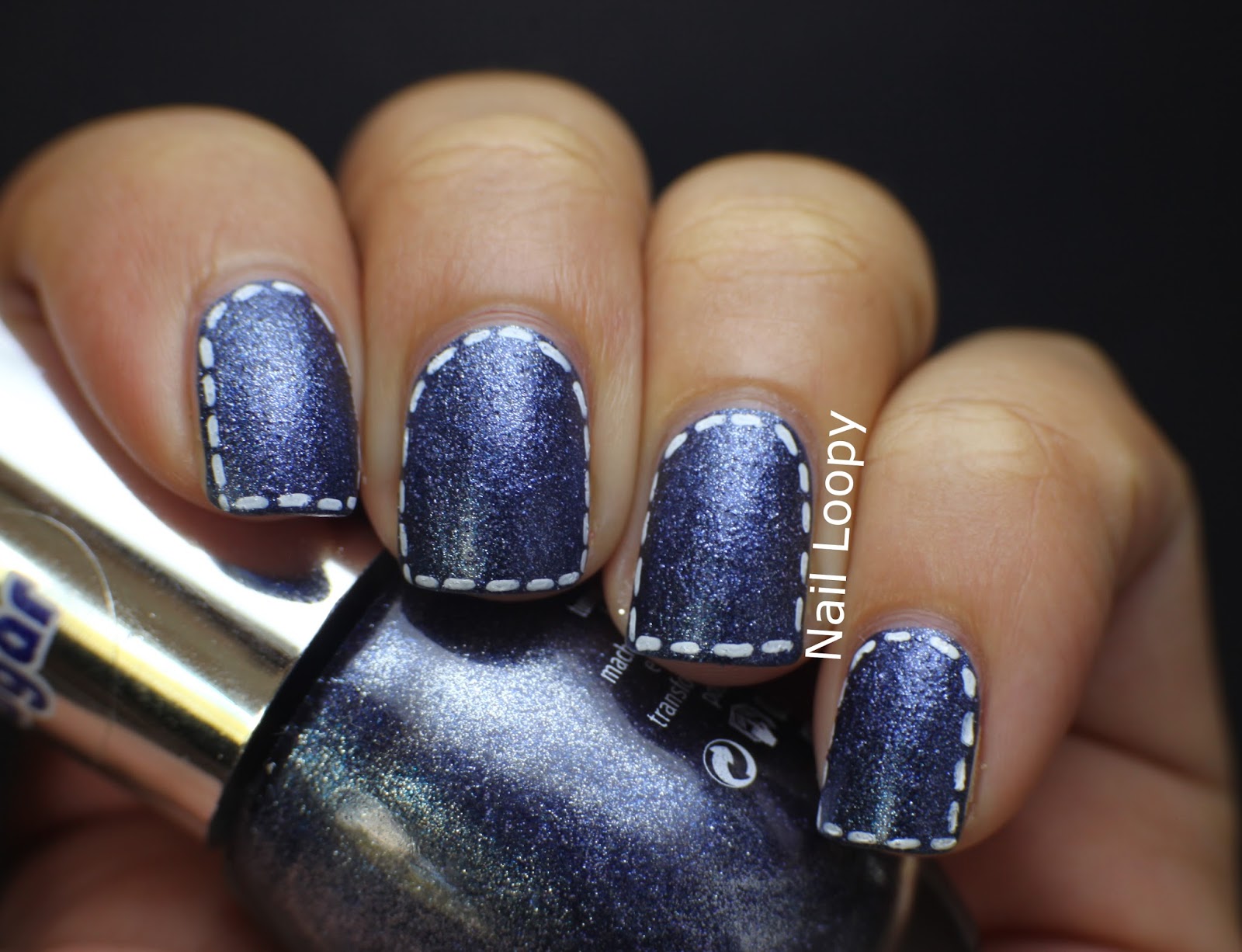 nail loopy: ESSENCE DENIM EFFECT JEANS NAIL ART
