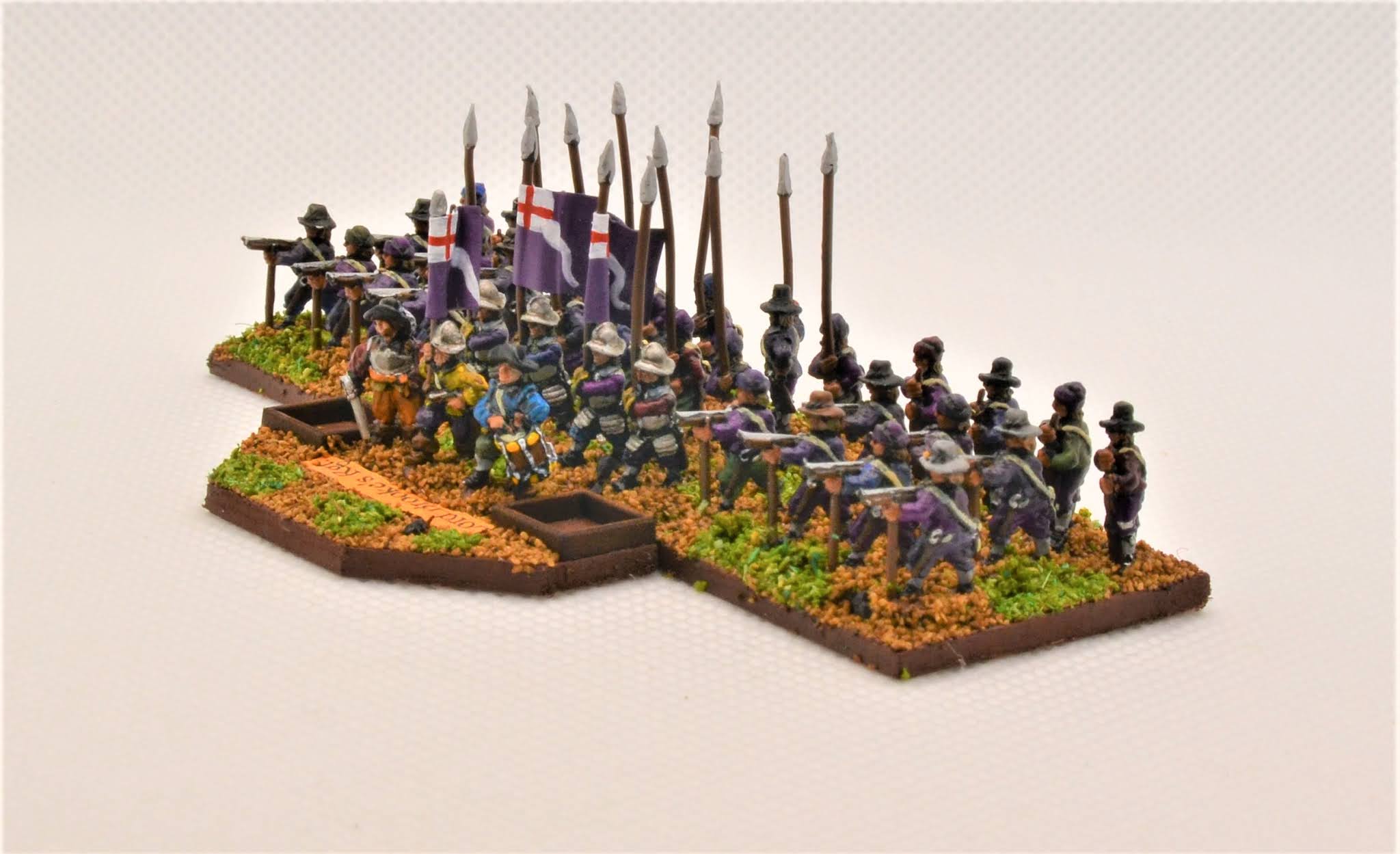 The Northumbrian Wargamer.: 10mm ECW Parliament Lord Brooke's Rgt
