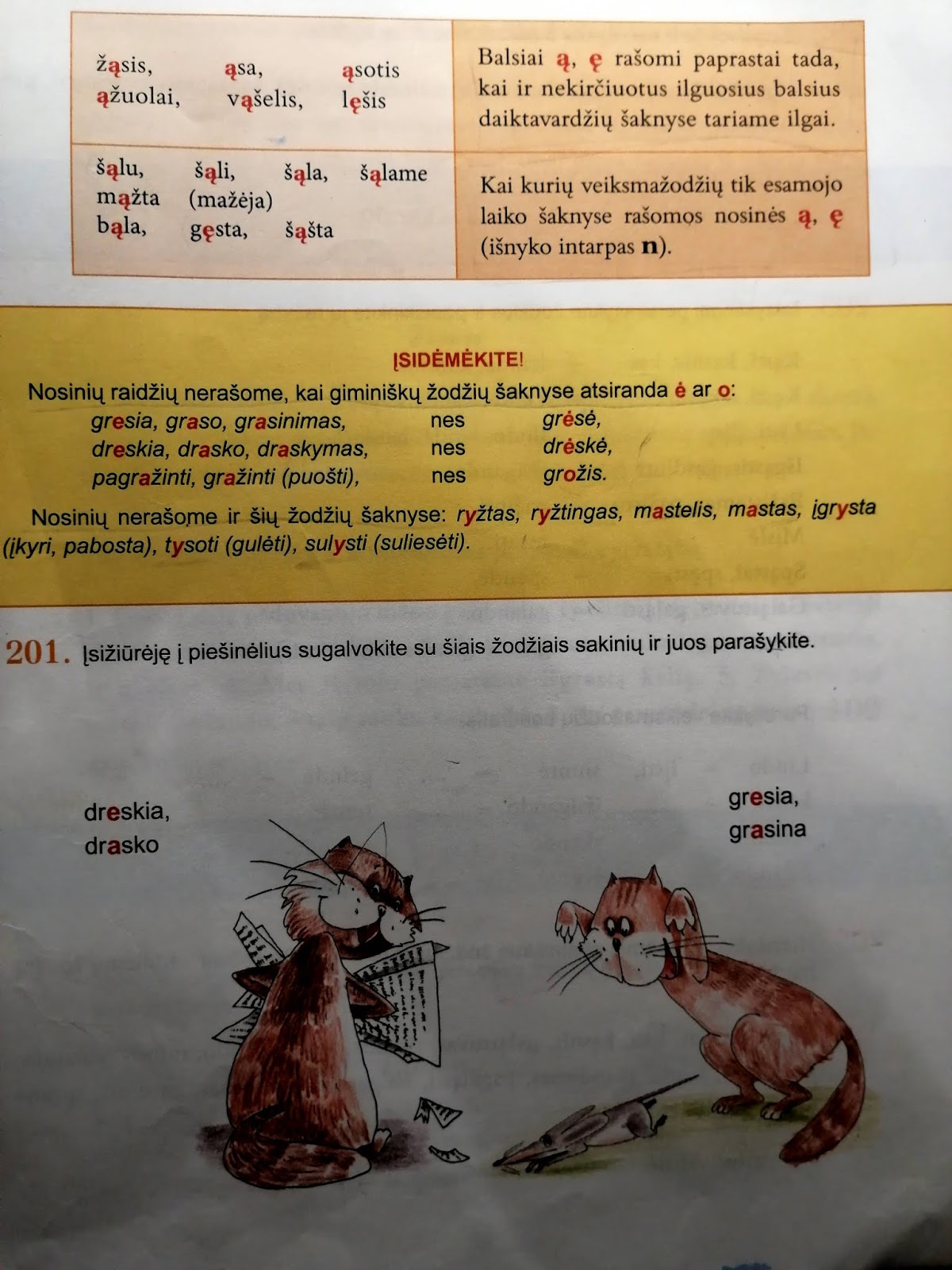 Maištinga siela: Nosinių raidžių rašyba šaknyje, taisyklės, lentelės ...