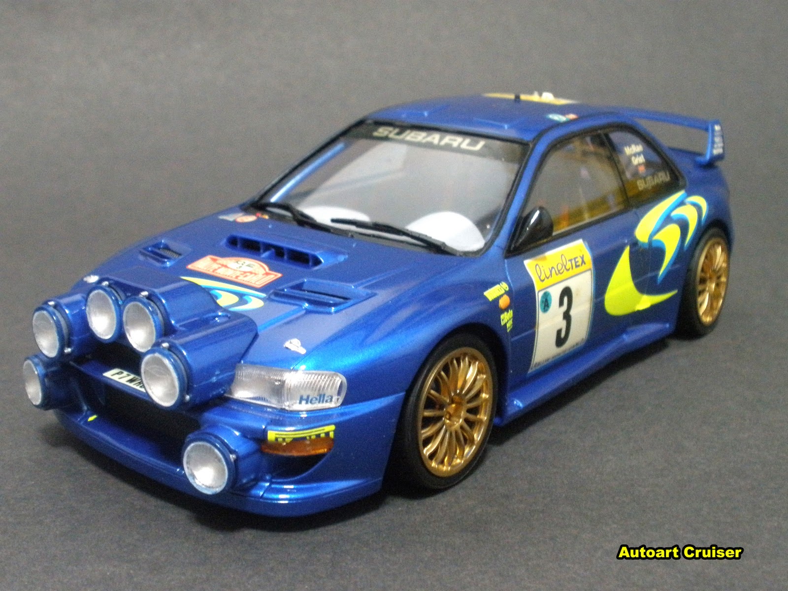 Autoart Cruiser: Photo Re-shoot Of My Tamiya 1:24 WRC Subaru Rally Car ...