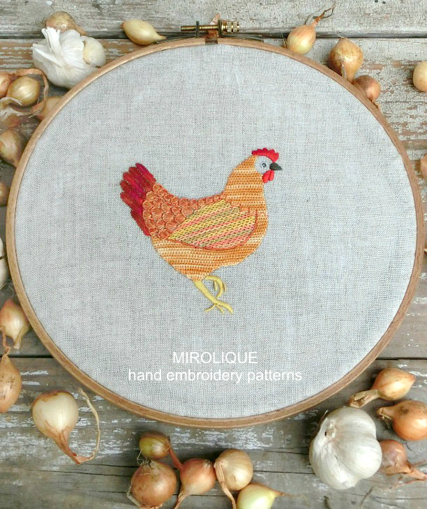 Hend Embroidery Pattern HEN - Studio Mirolique