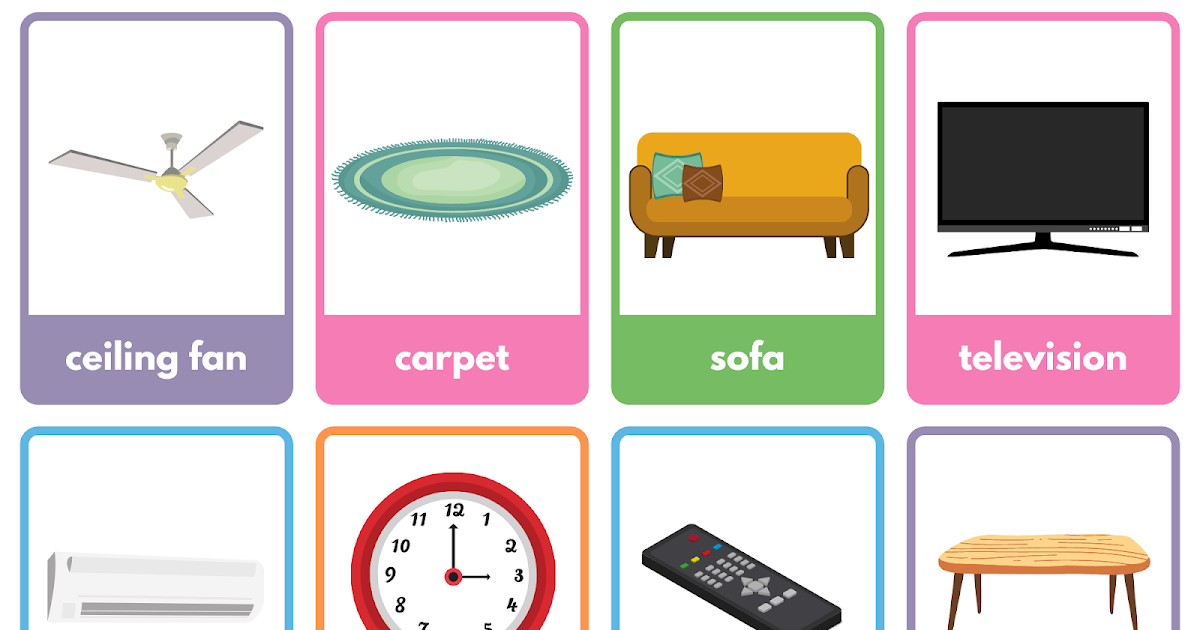 The Living Room Flashcard