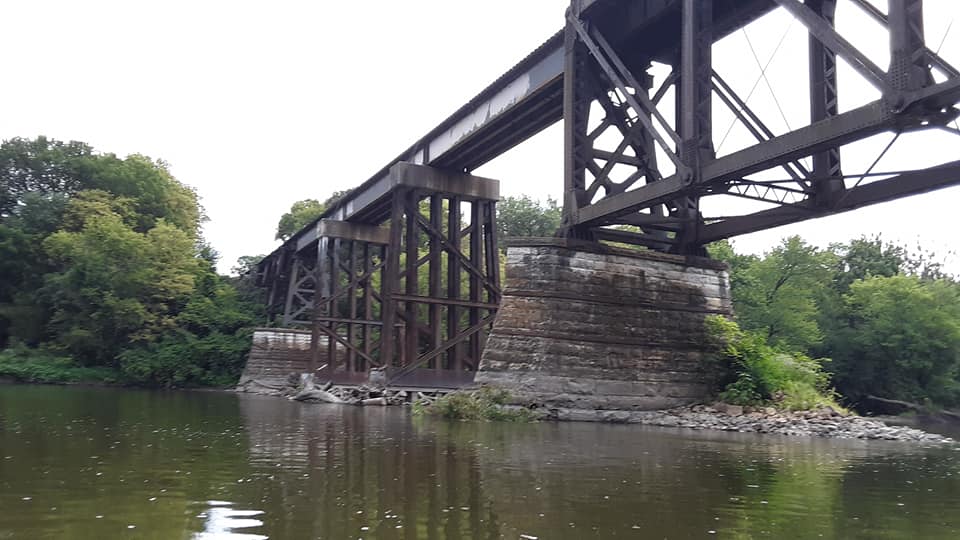 Industrial History: IR/BNSF/BN/CB&Q Bridge over Fox River at Sheridan, IL