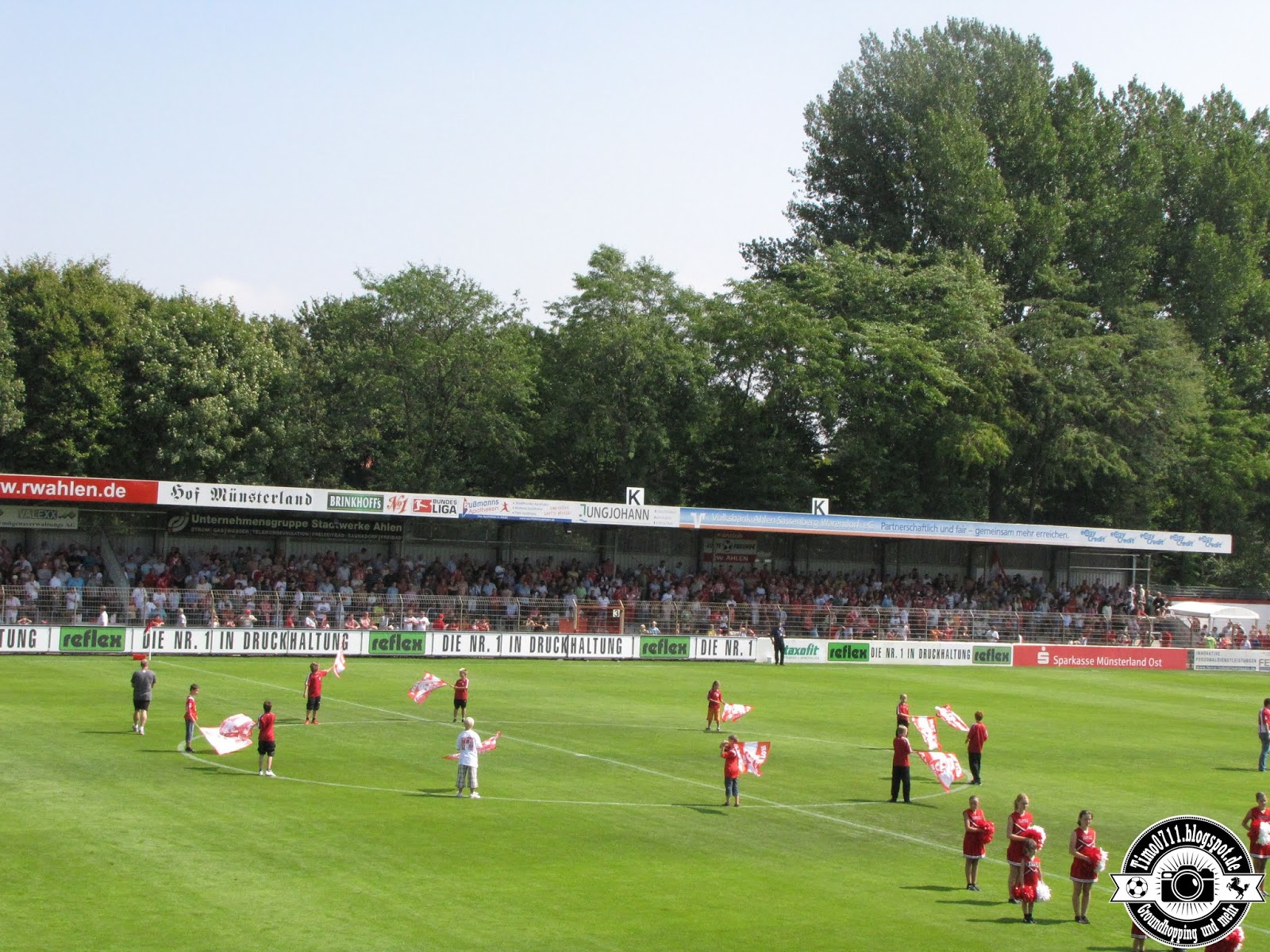 16.08.2009 / Rot-Weiss Ahlen - 1.FC Kaiserslautern 3:1 / Wersestadion ...