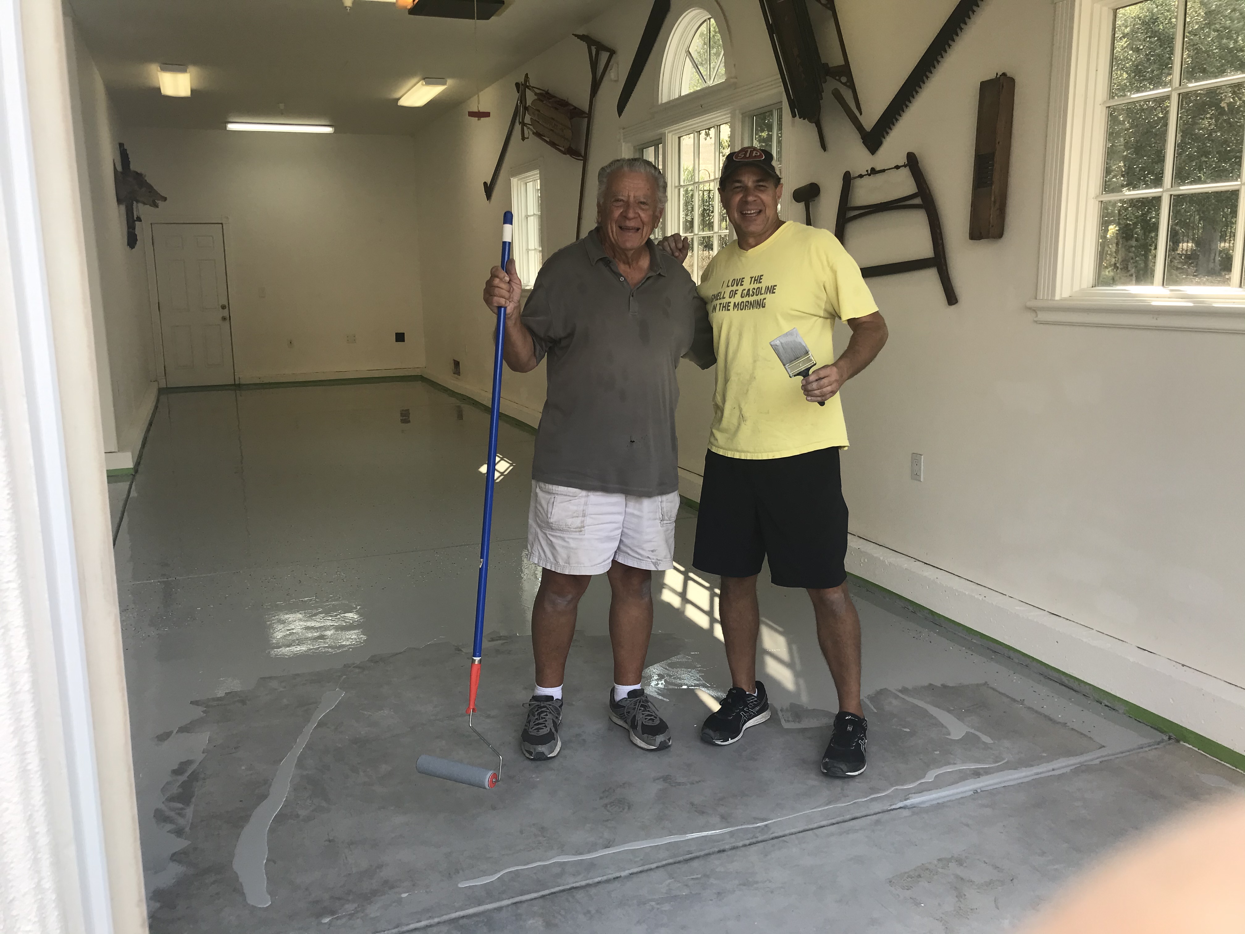 Wayne Yurtin personal: Garage floor epoxy job...