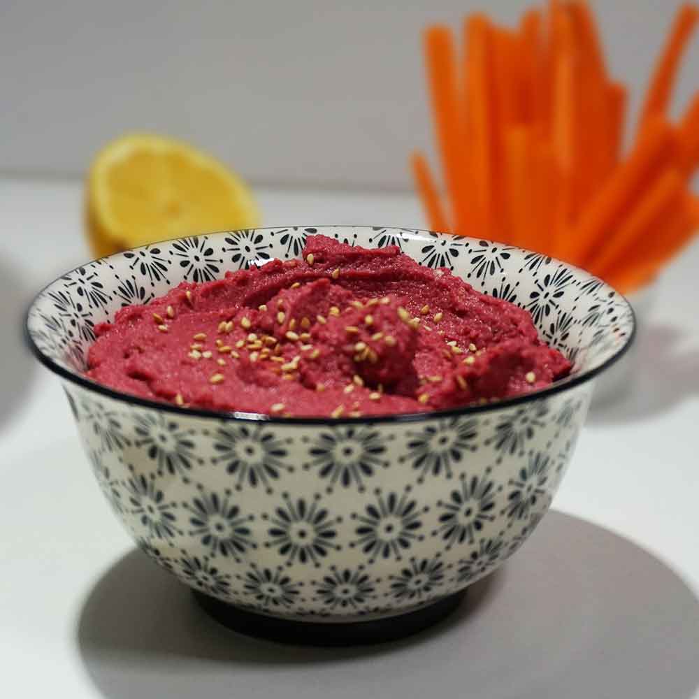 Hummus de Remolacha - Cocinillas TM5. Recetas Thermomix.