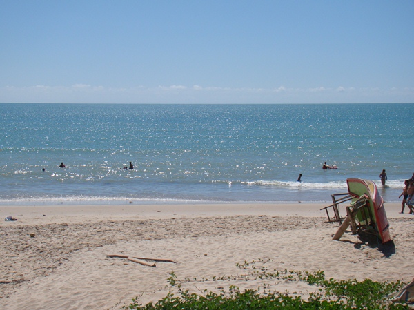 É a praia de Majorlândia o local de origem do artesanato com as areias ...