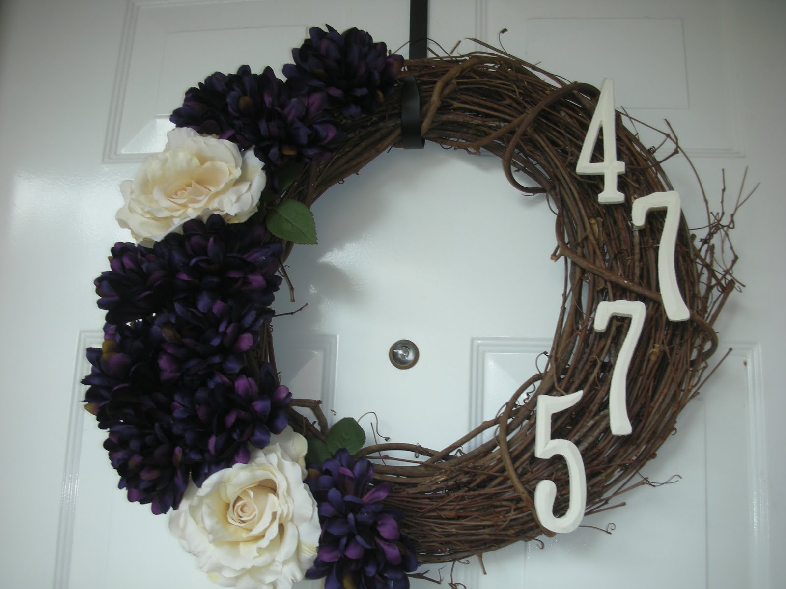House Number Wreath | Tuesdays with Jacob