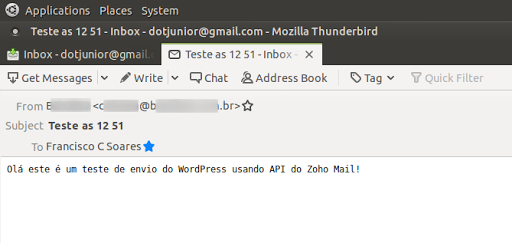 Francisco C Soares: Zoho com WordPress