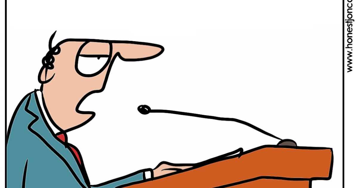 HONEST JON: Ways to begin a talk: The Disclaimer