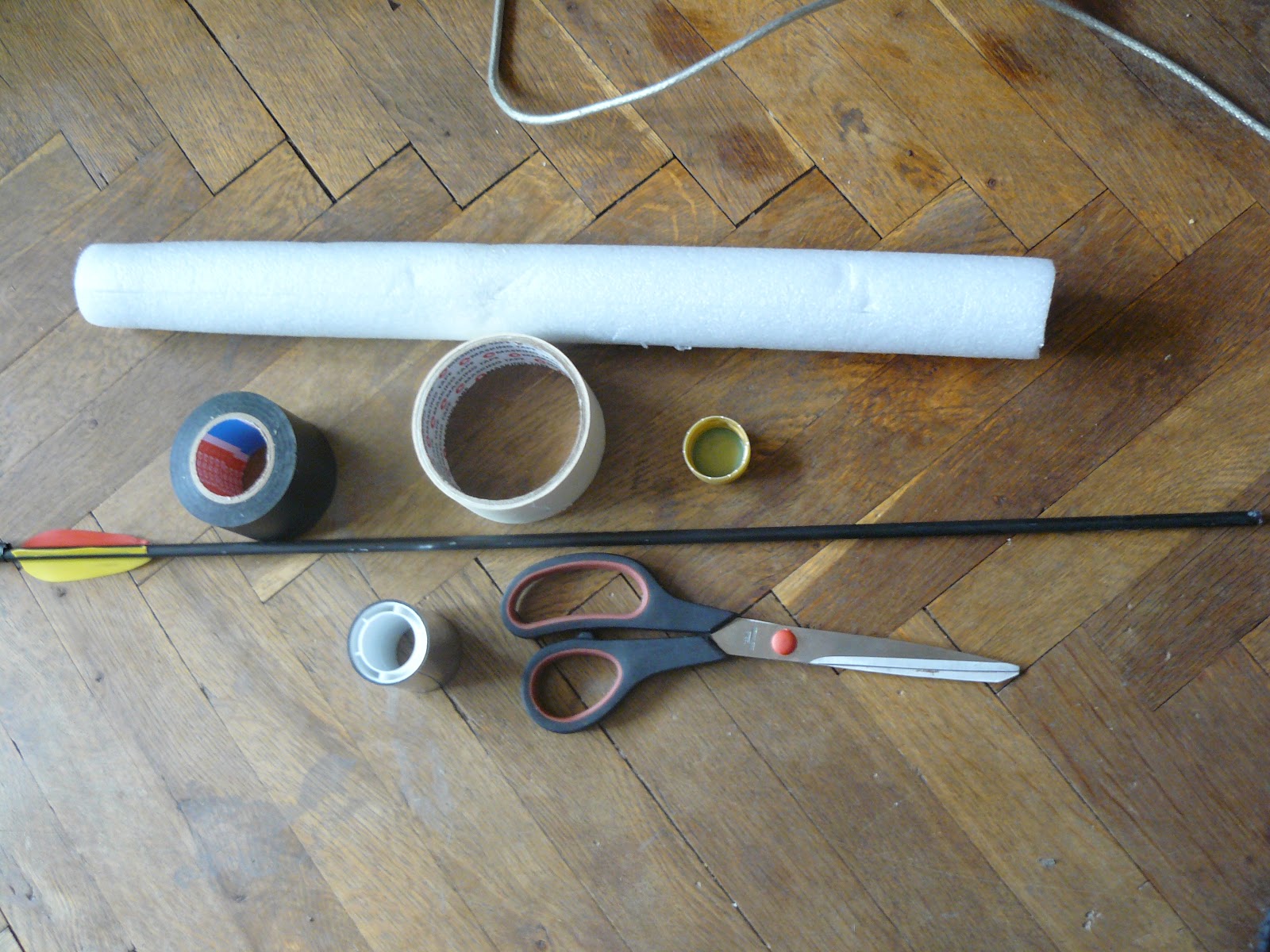 Buskador's LARP: The archery and homemade larp arrows tips.