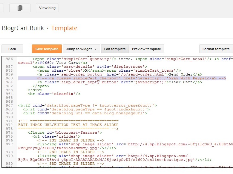 BlogrCart Butik v1.0 Freemium Blogger Shopping Cart Template ...