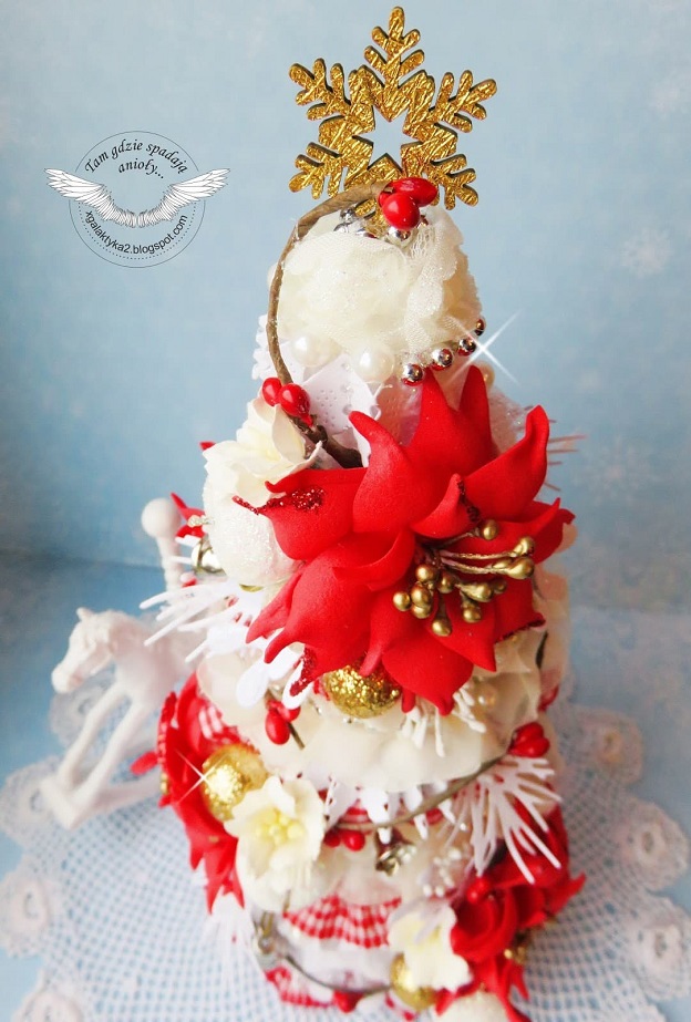 Portal dla miłośników Rękodzieła :): Wystrojona choineczka