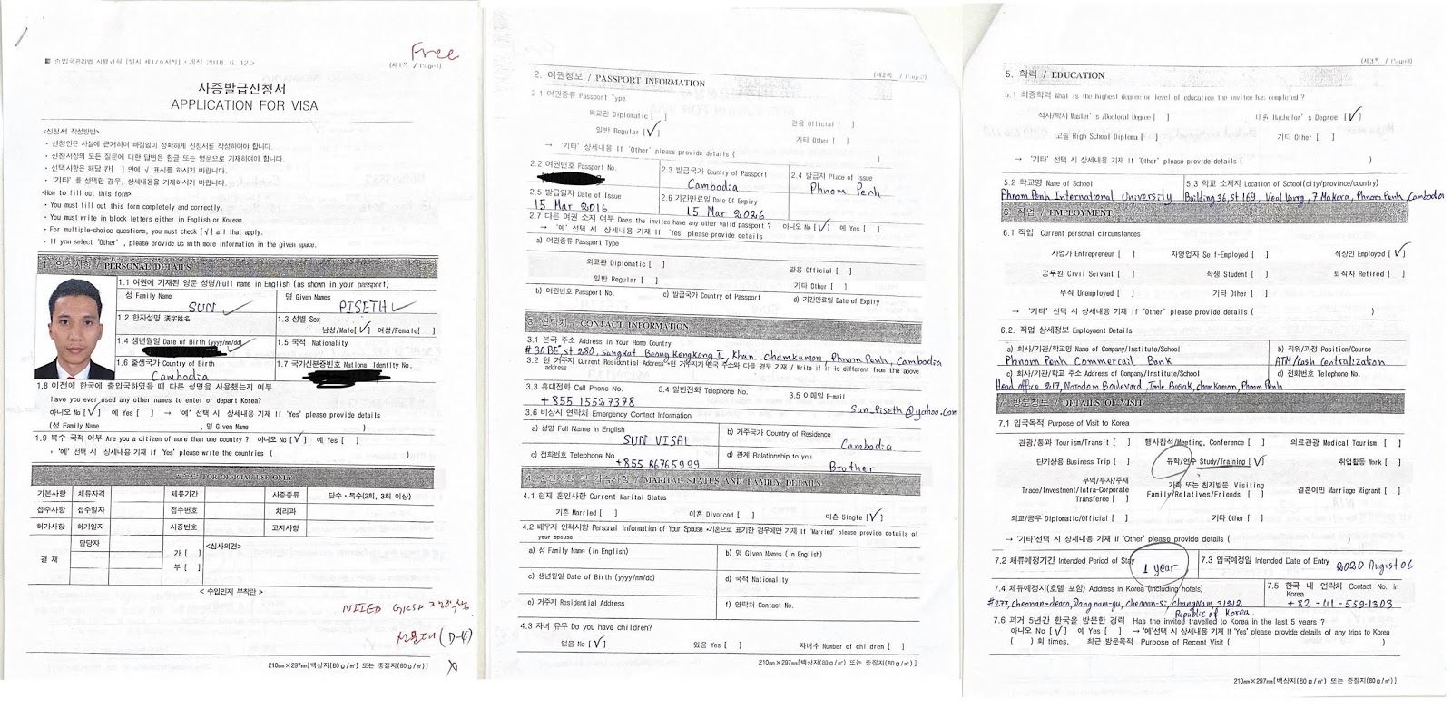 How Fill and Prepare VISA Documents for GKS-Scholarship Graduate 2020