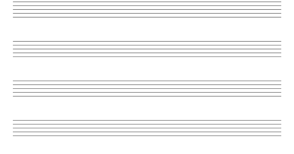 Pauta Musical para imprimir na folha A4