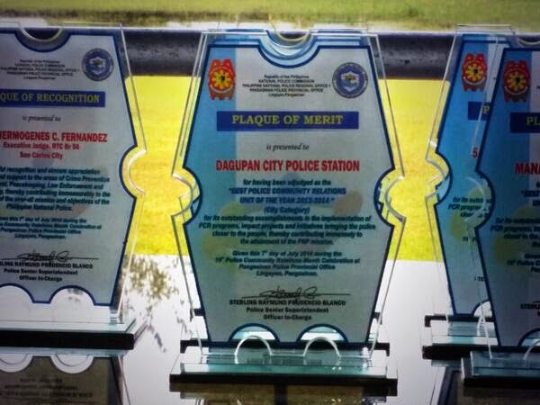 P'NAN NEWS: Dagupan PNP bags Multiple Awards on P.R Works