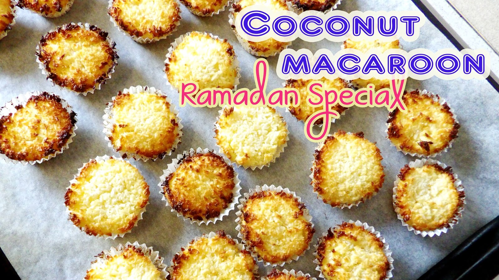 Coconut Macaroon | Ramadan Recipes | Hungry for Goodies