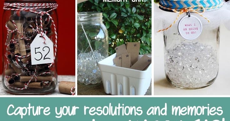 Crafts with Jars: Resolutions and Memories in Jars
