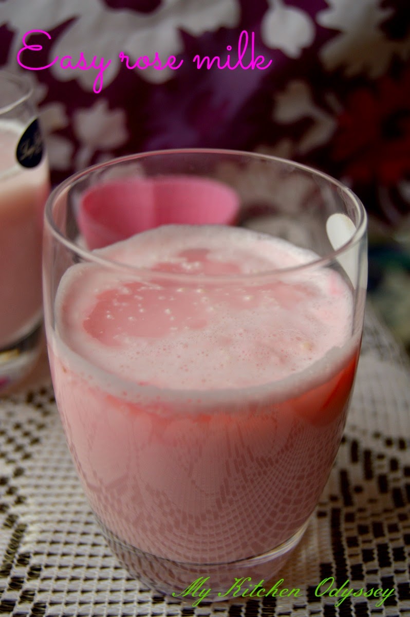 Rose Milk Recipe | Summer Drinks