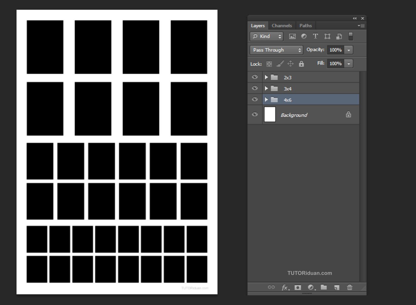 Cara CEPAT Cetak Pas Foto 4x6 3x4 2x3 dengan Action Photoshop ...