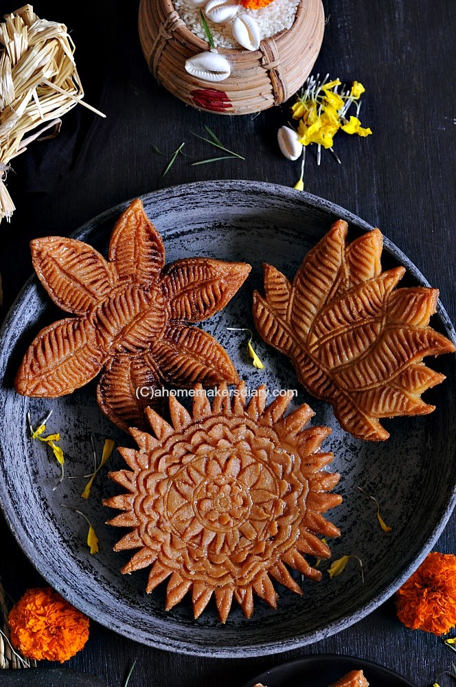 Mug Pakon Pithe...an ode to the land of Nokshi kantha and Naksha bori ...