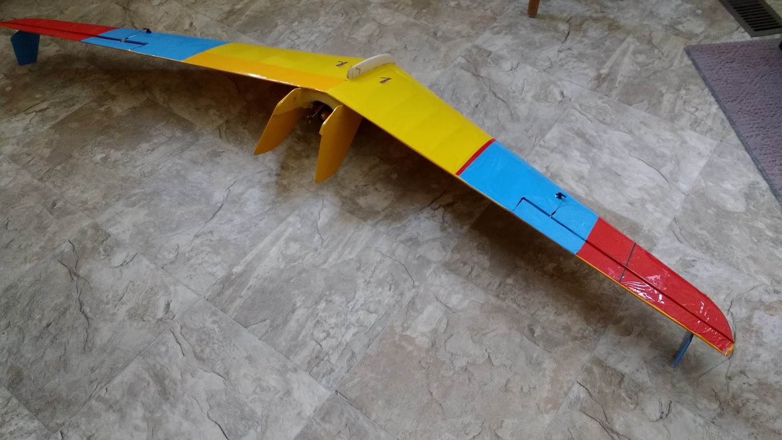 RC Flying Models: EDF Powered Klingberg Flying Wing Glider