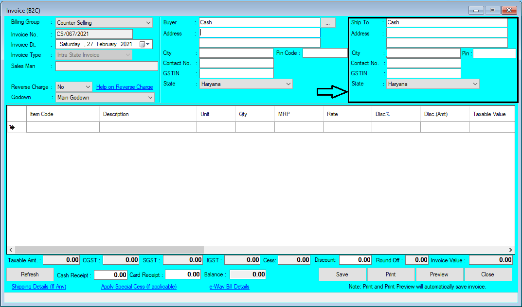 Invoice B2C Help Guide