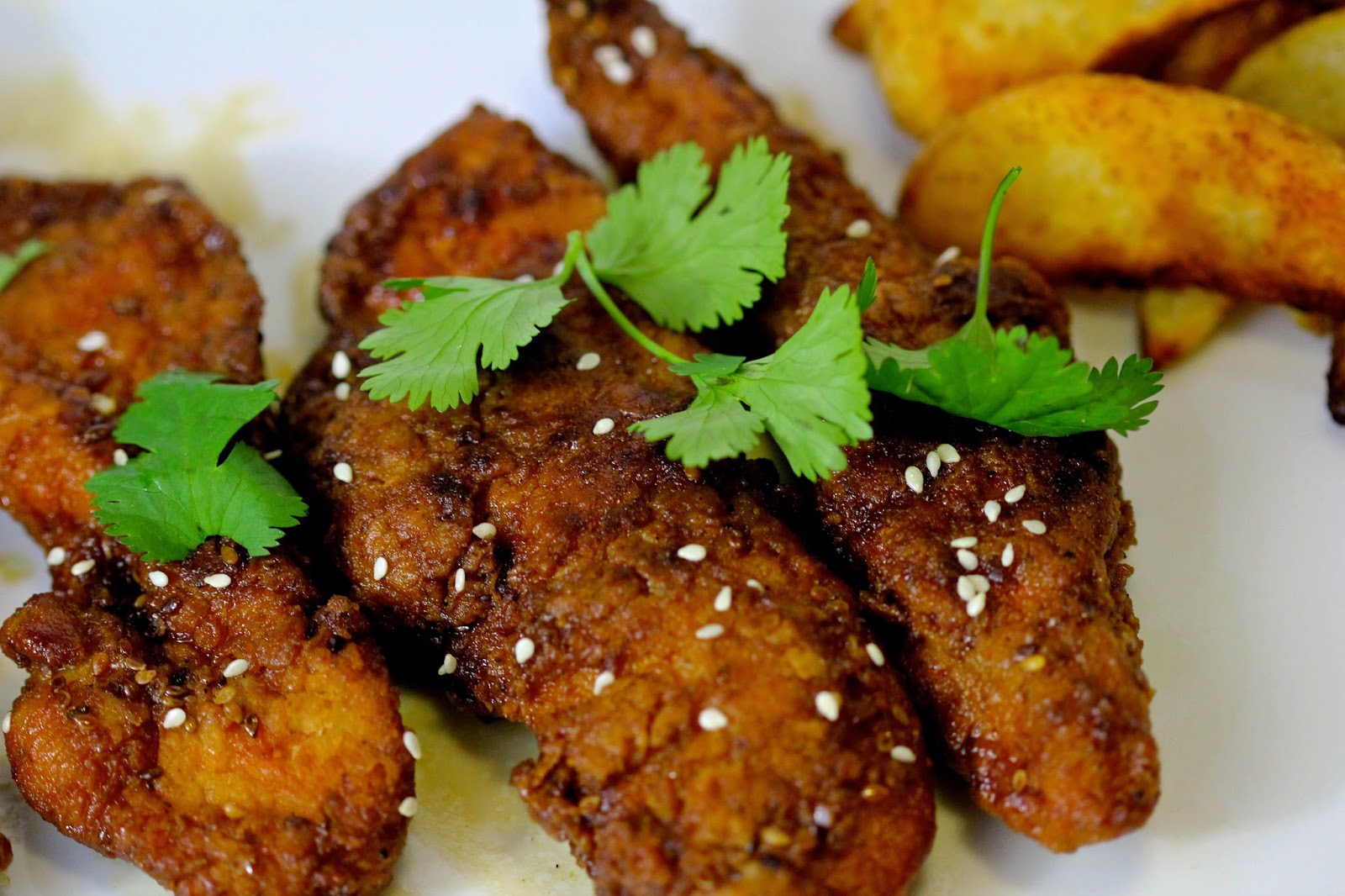 Charleston's Chew: Honey Lemon Chicken Tenders