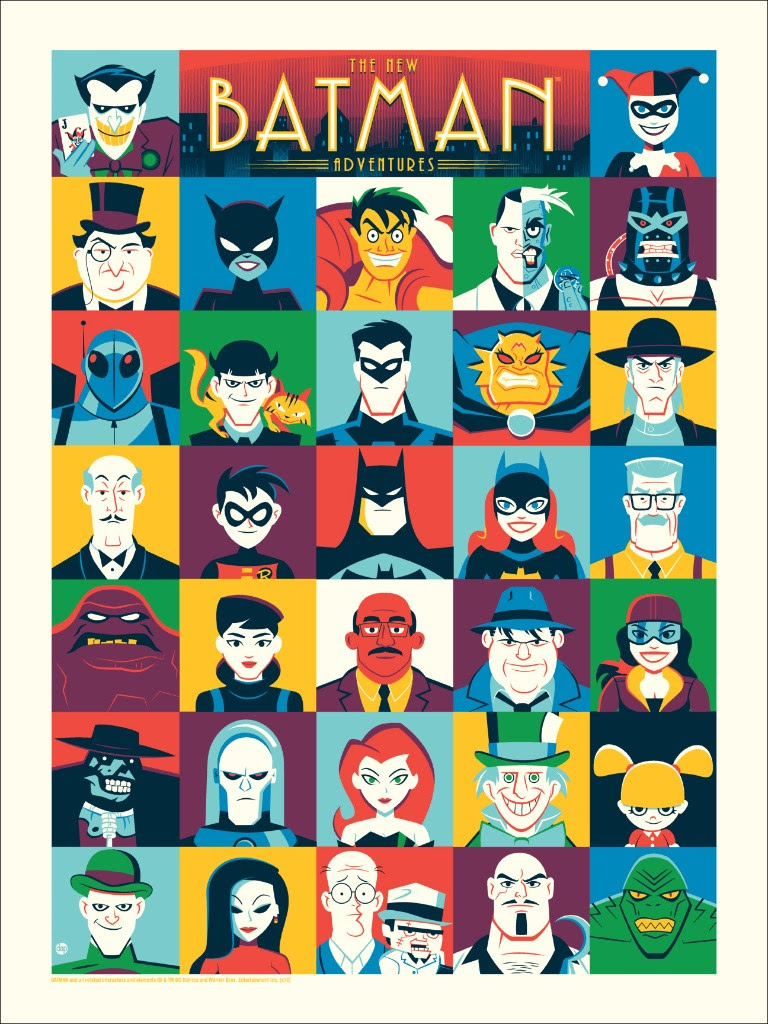 INSIDE THE ROCK POSTER FRAME BLOG: Dave Perillo Batman Animated Series ...