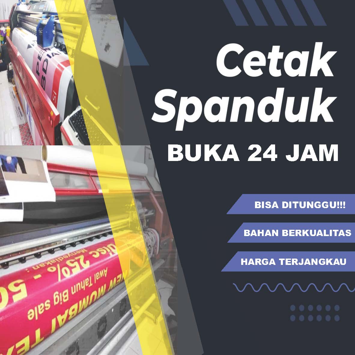 Cetak Spanduk Banner 24 Jam Jakarta - Delisa Printing