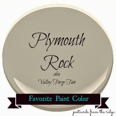 Benjamin Moore Plymouth Rock aka Valley Forge Tan | Postcards from the ...
