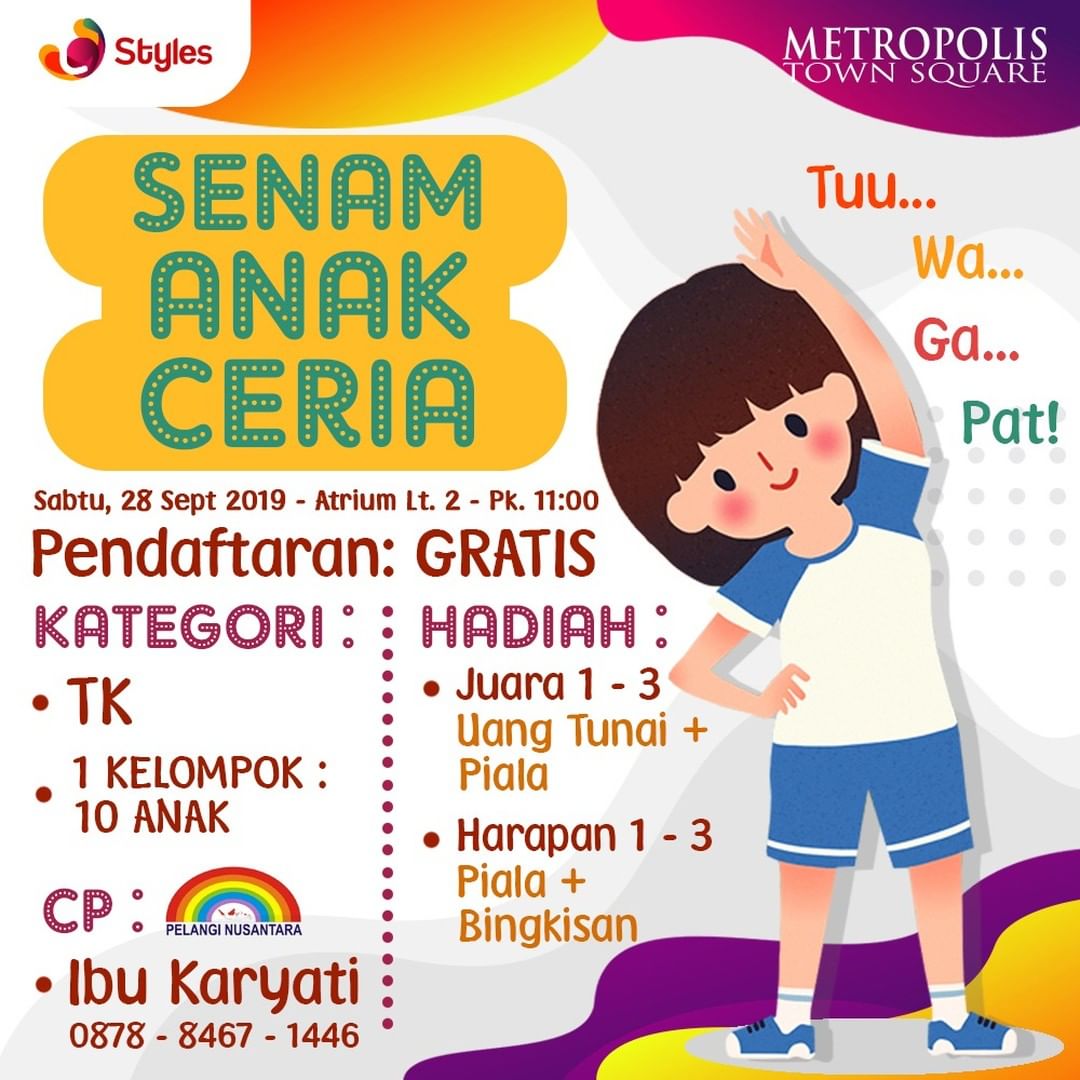 Lomba Senam Anak Ceria - lomba foto bayi balita anak 2021