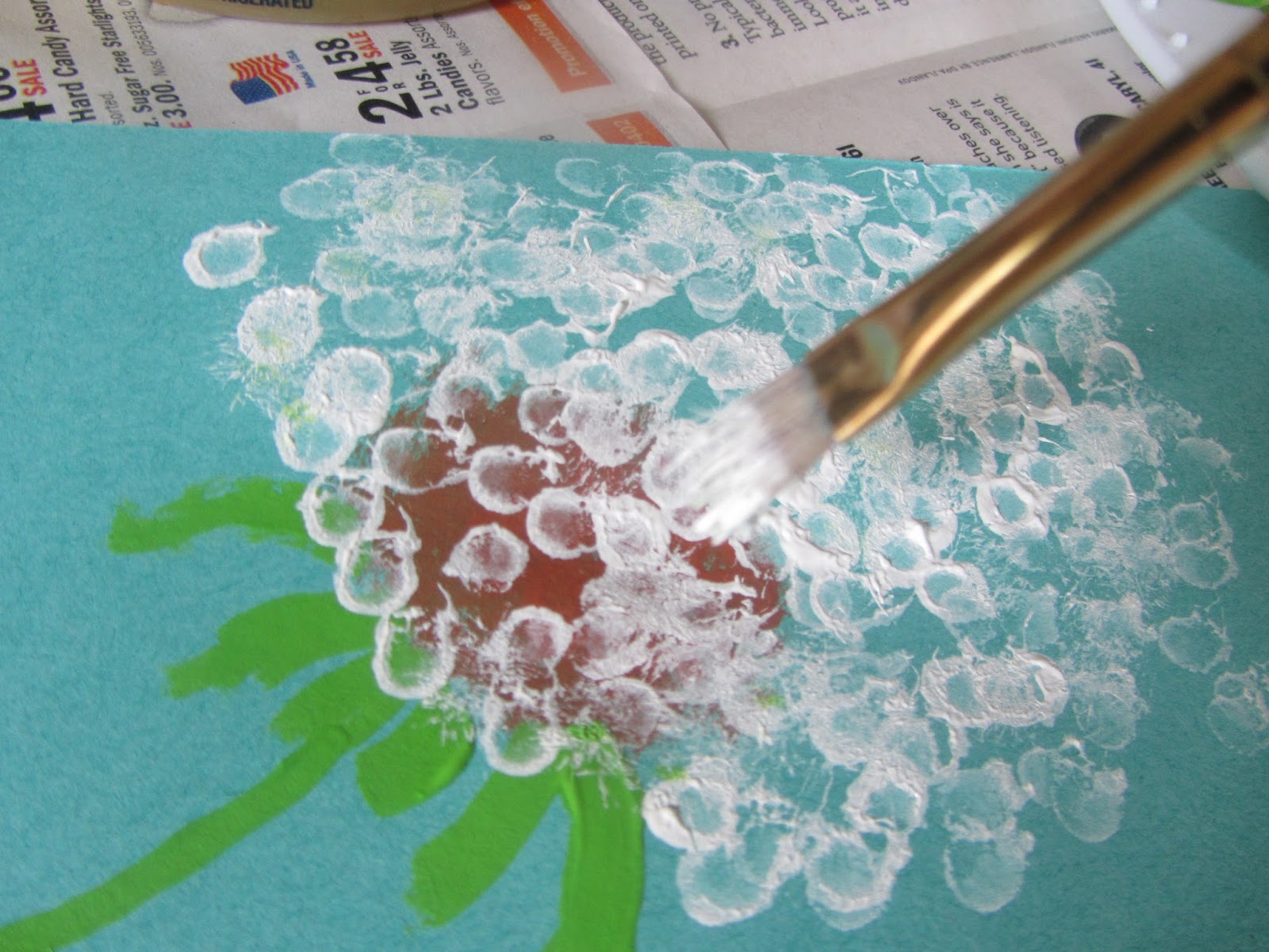 The Unlikely Homeschool: Dandelion Art Tutorial