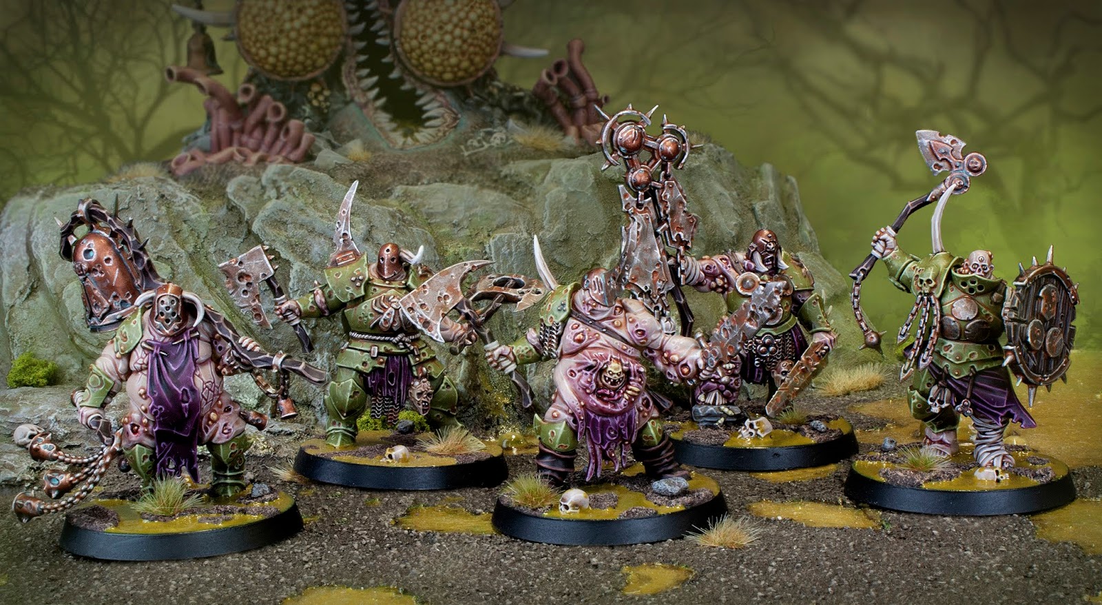 Mengel Miniatures: GALLERY: Putrid Blightkings