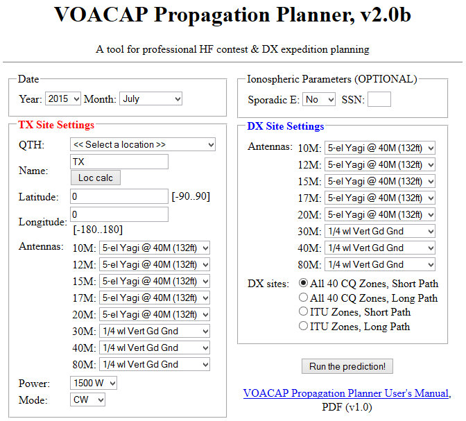 The Official VOACAP Blog: 2015