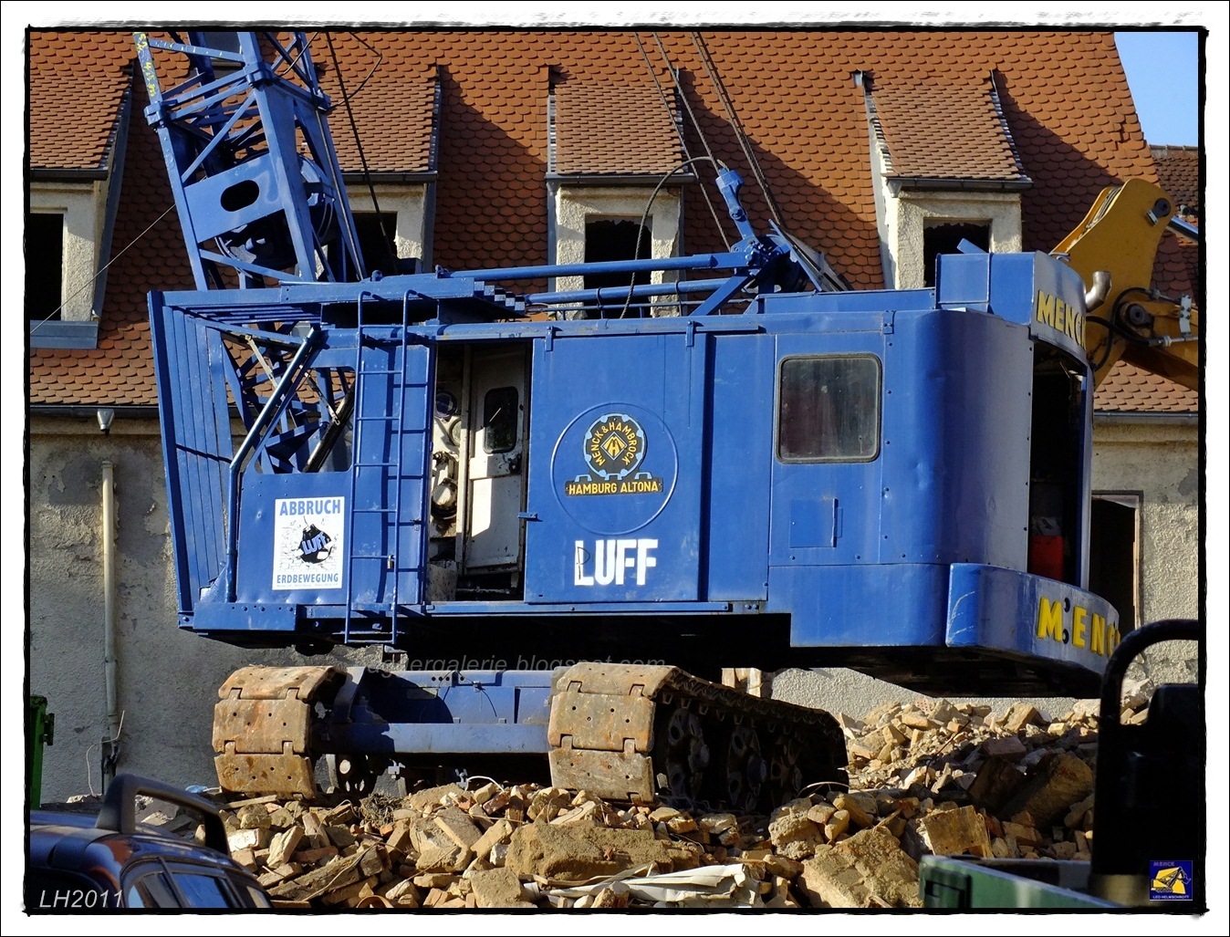 Bagger Galerie Construction Machines: MENCK M152 Seilbagger mit Greifer