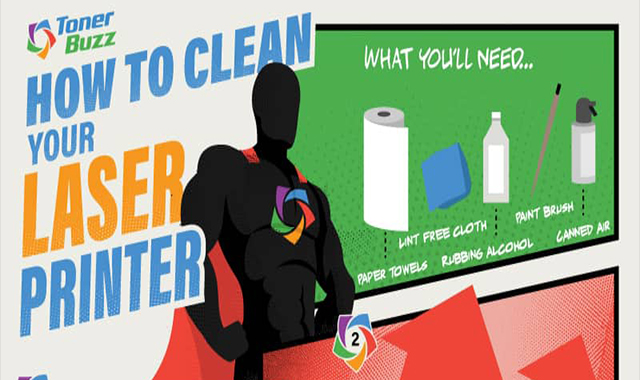 How to Clean Your Laser Printer and Toner Cartridges #infographic ...