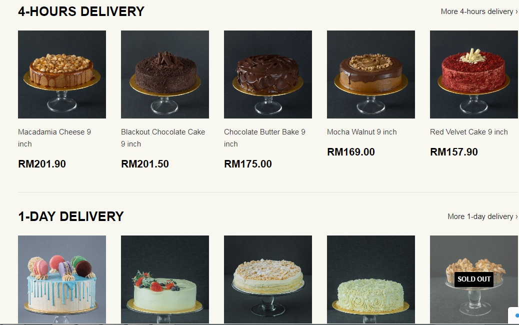 Tempahan dan Penghantaran Kek Hanya 4 Jam Sebelum Dengan EatCakeToday.Com