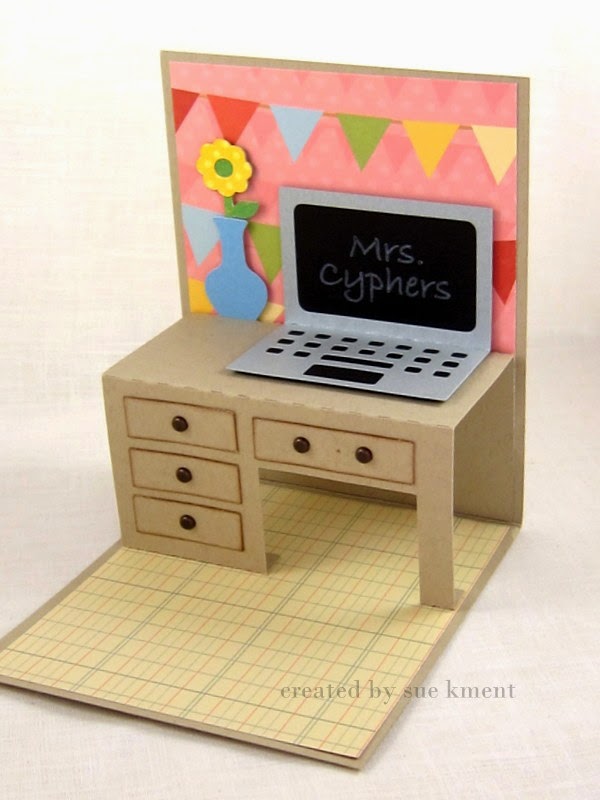 Sue's Stamping Stuff: Pop Up Teacher Desk Cards.!