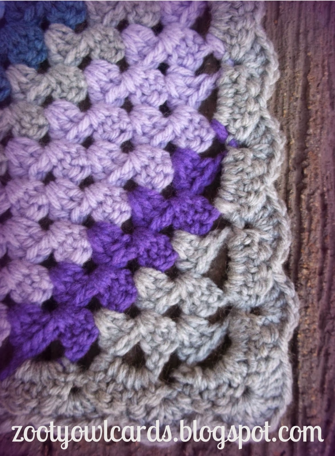 Zooty Owl's Crafty Blog: Rainbow Candy Diagonal Granny Stripe