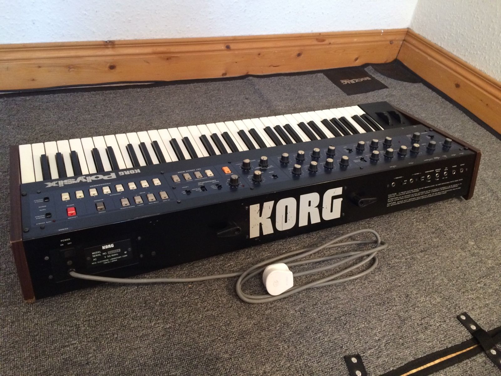 MATRIXSYNTH: Korg Polysix Analog Poly Synth SN 394984