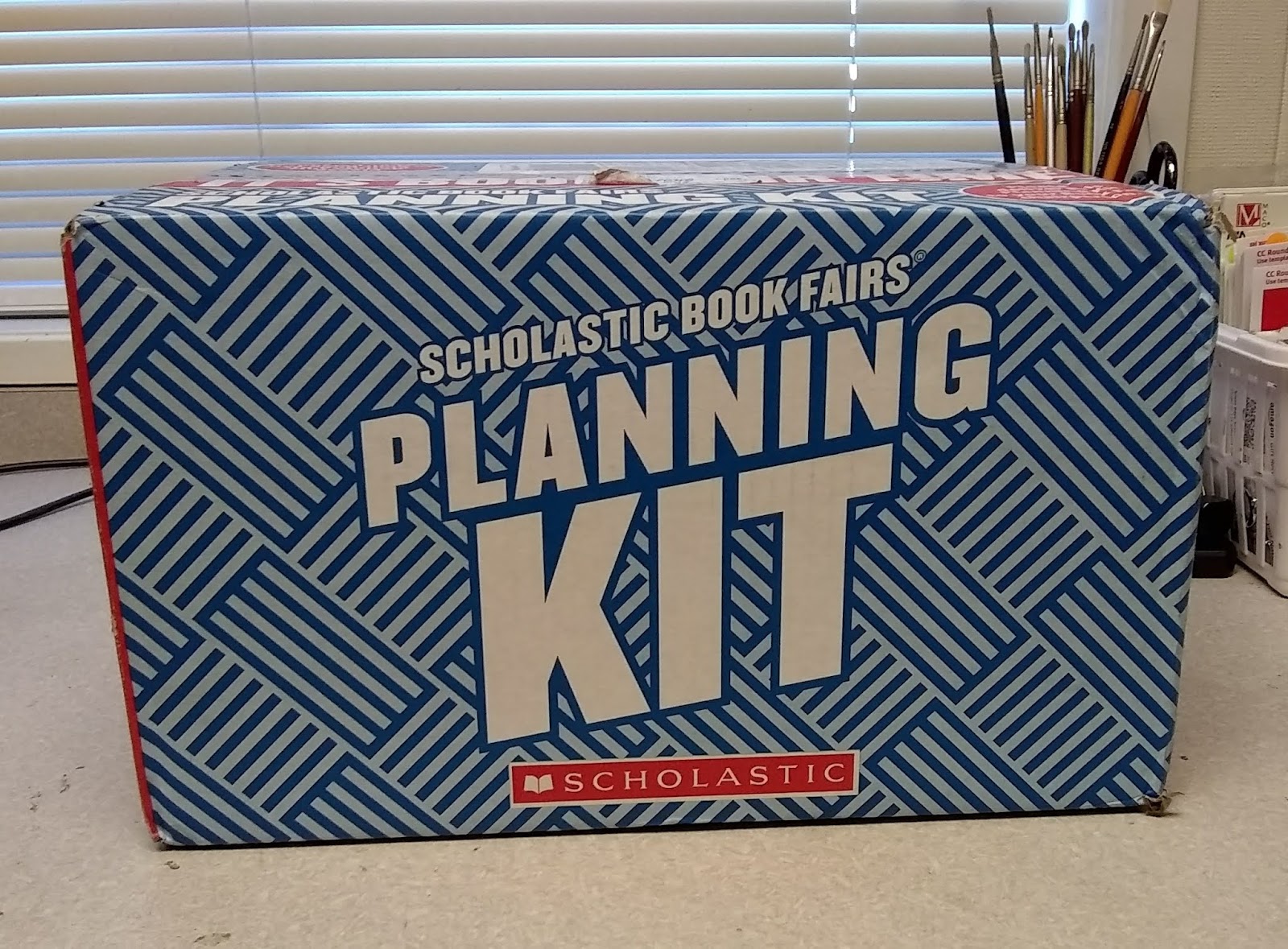CynthiaParkhill: Scholastic Book Fair, planning box arrives