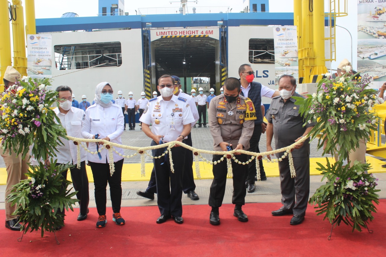 PT ASDP Indonesia Ferry (Persero) Resmikan Dermaga IV Pelabuhan Merak
