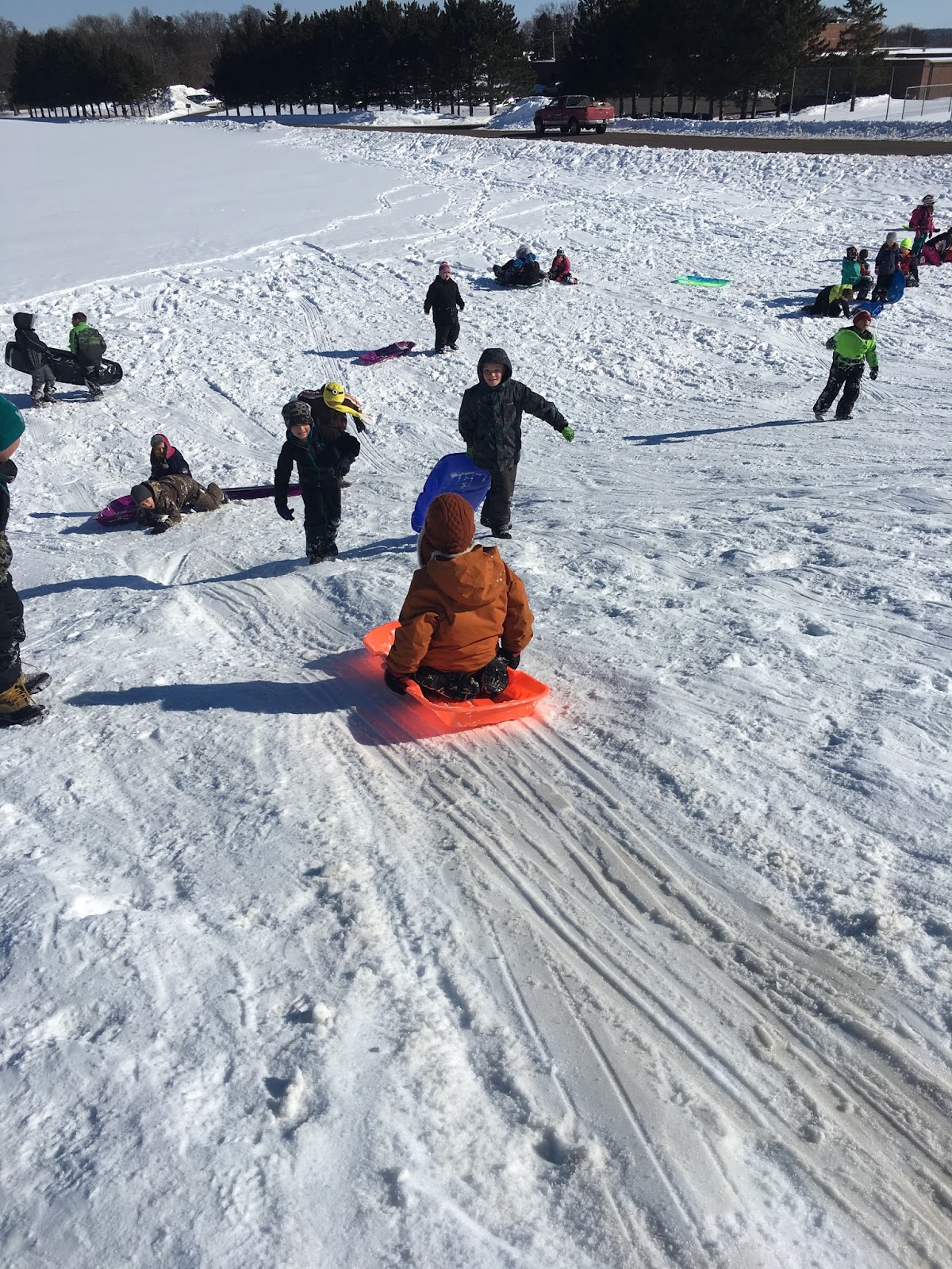 Mrs. Smith's classroom blog: 3rd Grade Sledding