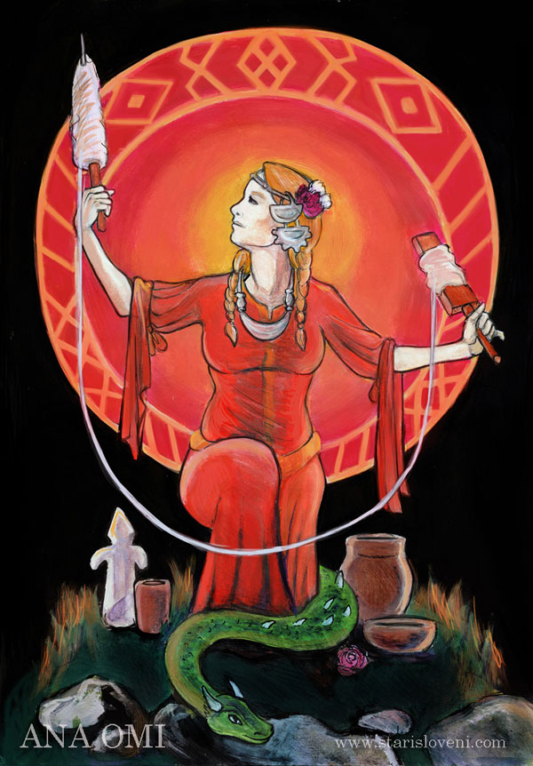 Vladimir.Uno: MAKOS - The Goddess of women,mothers and magic rituals