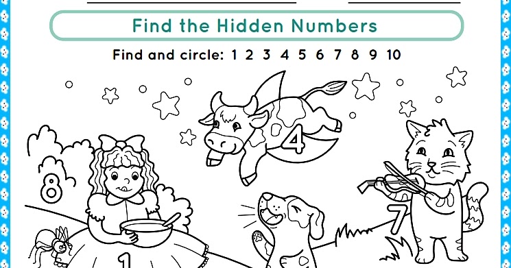 find the hidden numbers worksheet educationcom - writing numbers 11 to ...