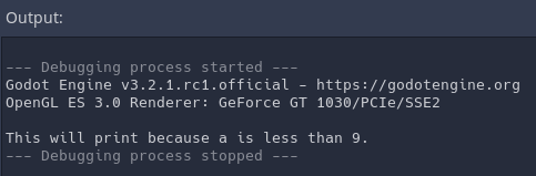 Tutorial 6: Basic Conditional Statements in GDScript ~ Godot Engine ...
